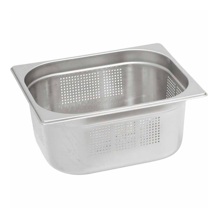 Tava inox GN1/2 perforata h150mm – Horeca Express