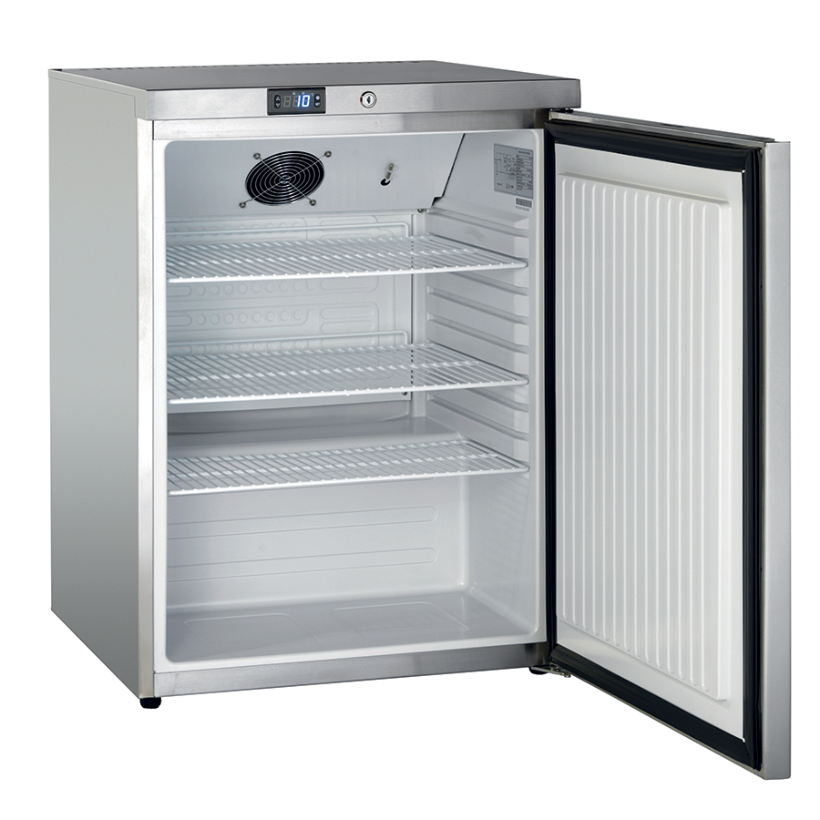 Mini frigider din inox, 145 litri – Horeca Express
