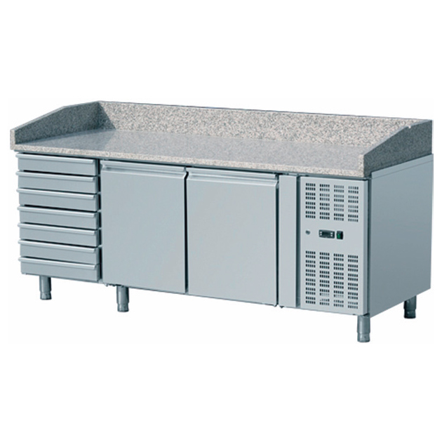 Masa frigorifica pentru pizza cu 2 usi si sertare – Horeca Express